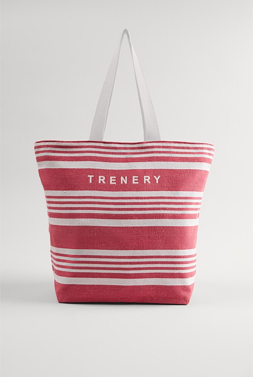 Watermelon Trenery Logo Tote - WOMEN Handbags | Trenery