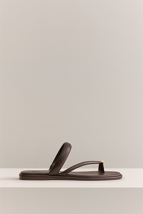 Chocolate Cora Sandal - WOMEN Shoes | Trenery