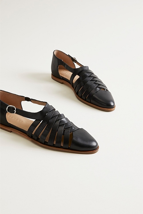 Black Brandy Flat - WOMEN Flats | Trenery