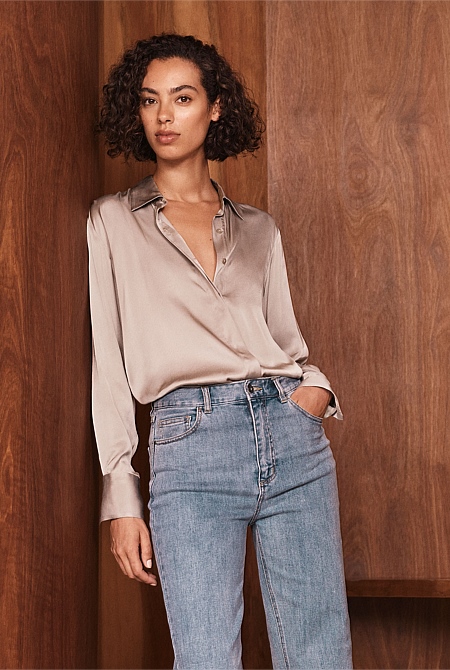 Women's Viscose Shirts - Ecovero Viscose - Trenery