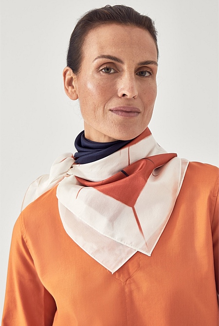 Night Sky Tulsa Scarf - WOMEN Hats, Scarves & Gloves | Trenery