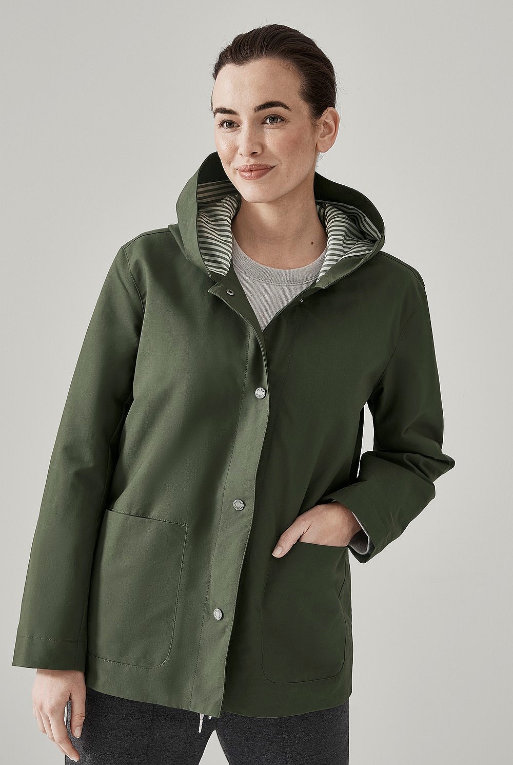 Ivy Relaxed Hooded Anorak - WOMEN Jackets & Coats | Trenery