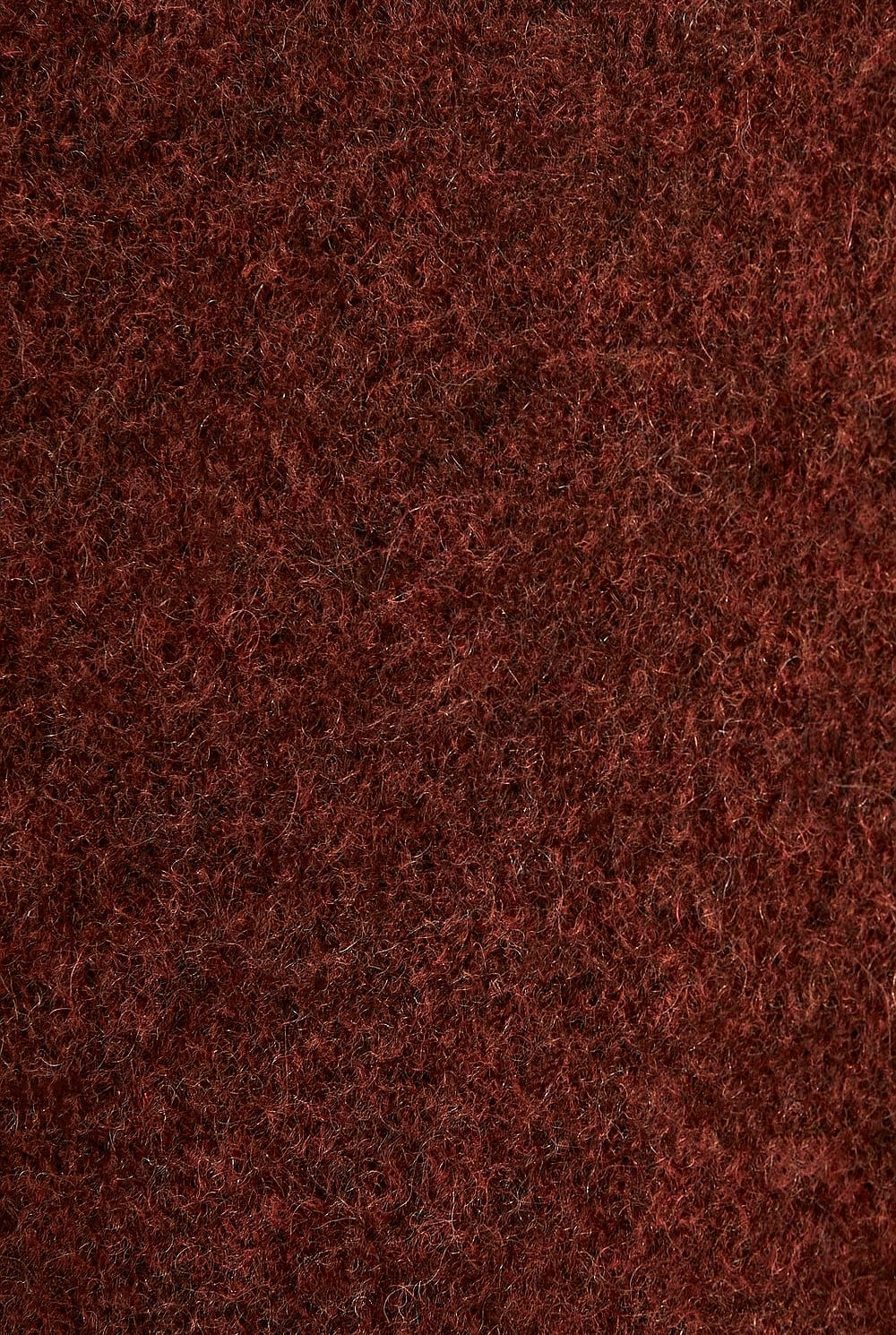 Chocolate Alpaca Rib Detail Knit - WOMEN Knitwear | Trenery