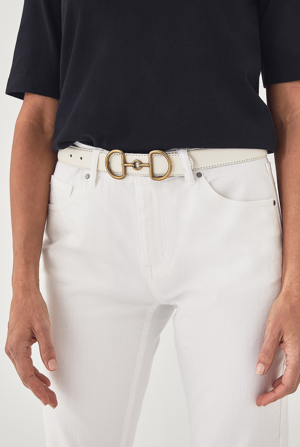 Marshmallow Alexandra Belt - WOMEN Belts | Trenery