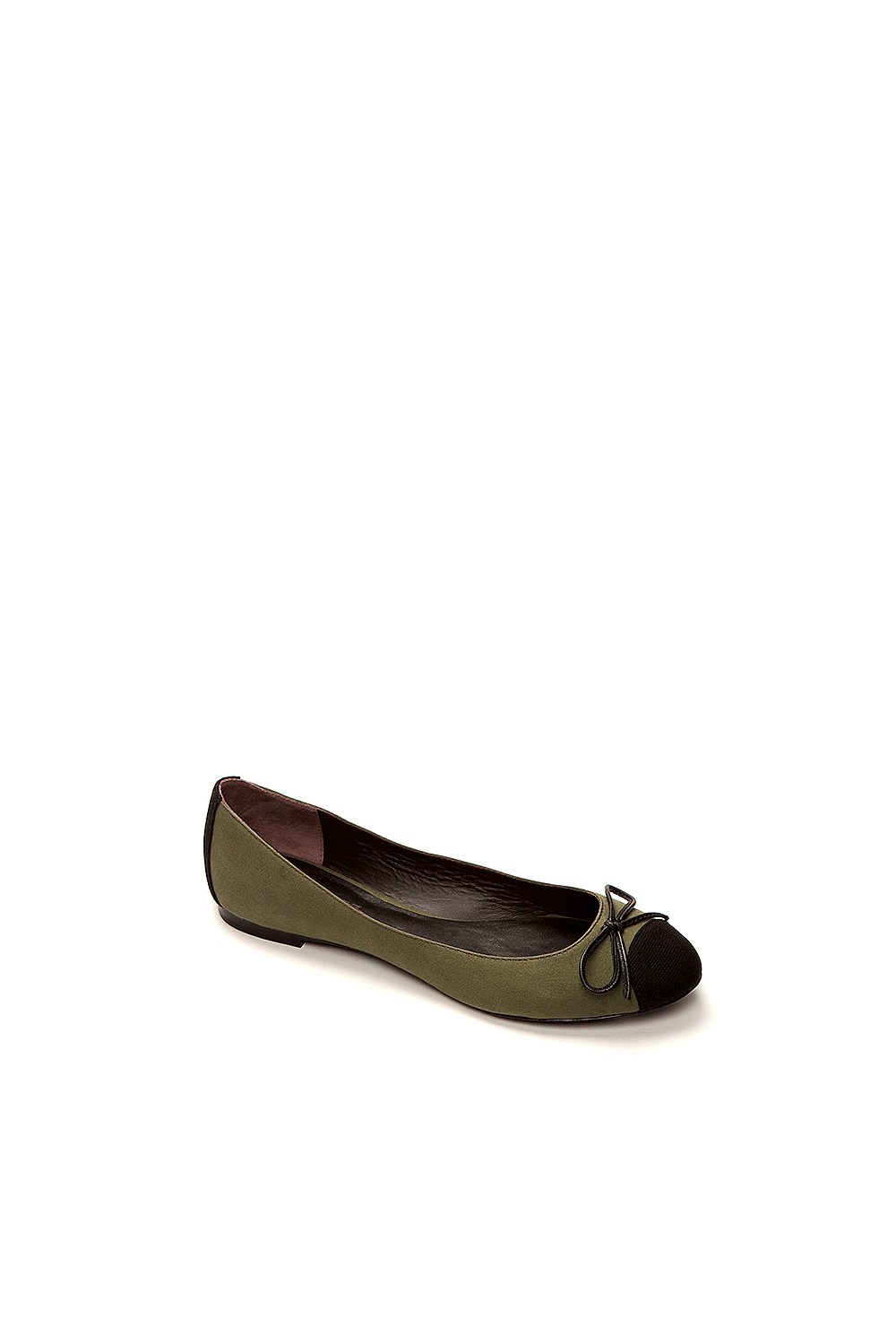 Ivy Green Jenna Cap Toe Ballet | Trenery